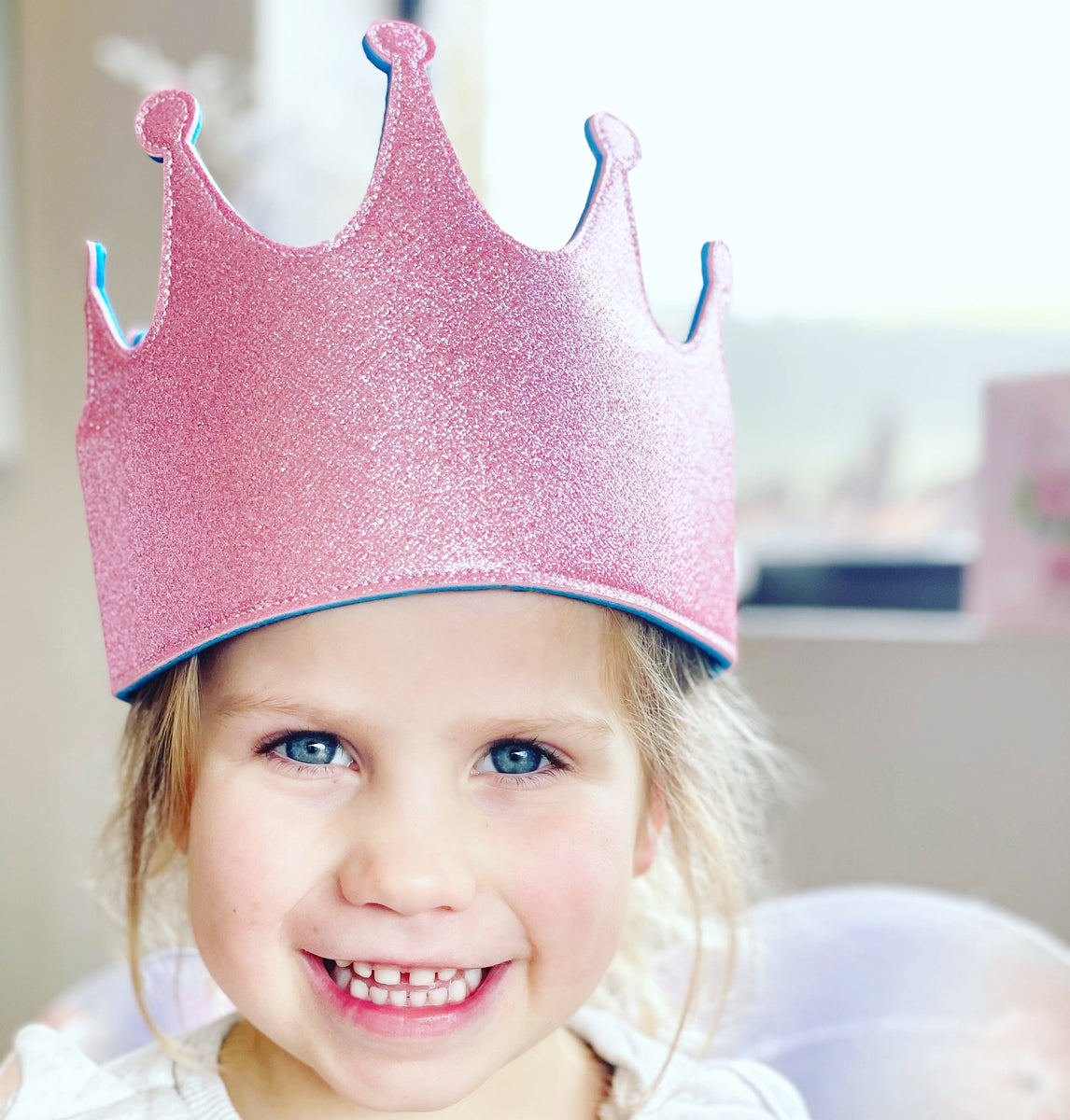 Sparkle Glitter Party Crowns - 5 Pack – Bookywoo